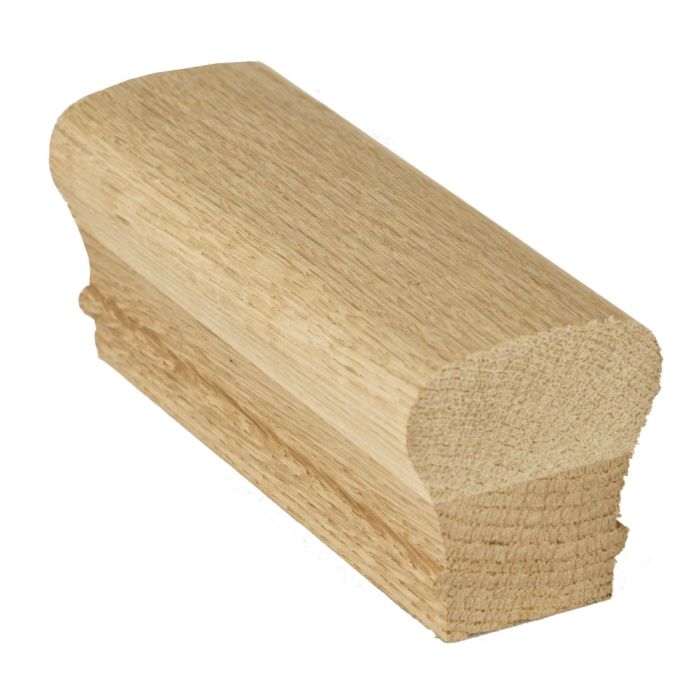 C6010-S Traditional 2-1/4" x 2-3/8" Solid Cap Handrails